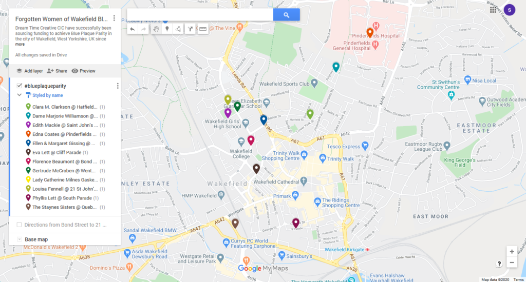 FWW Blue Plaque Trail – The Forgotten Women of Wakefield